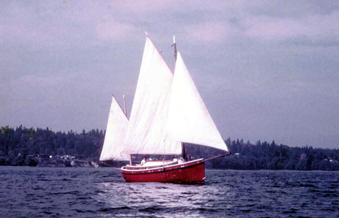 18' & 23' Canoe Yawls - Cruising Sail - Benford Design Group